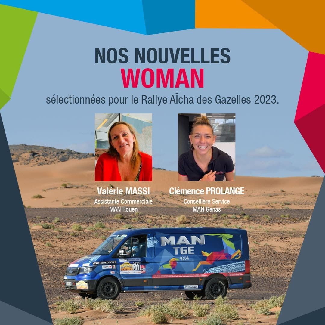 Un MAN TGE au Rallye Aïcha des Gazelles pour 2023